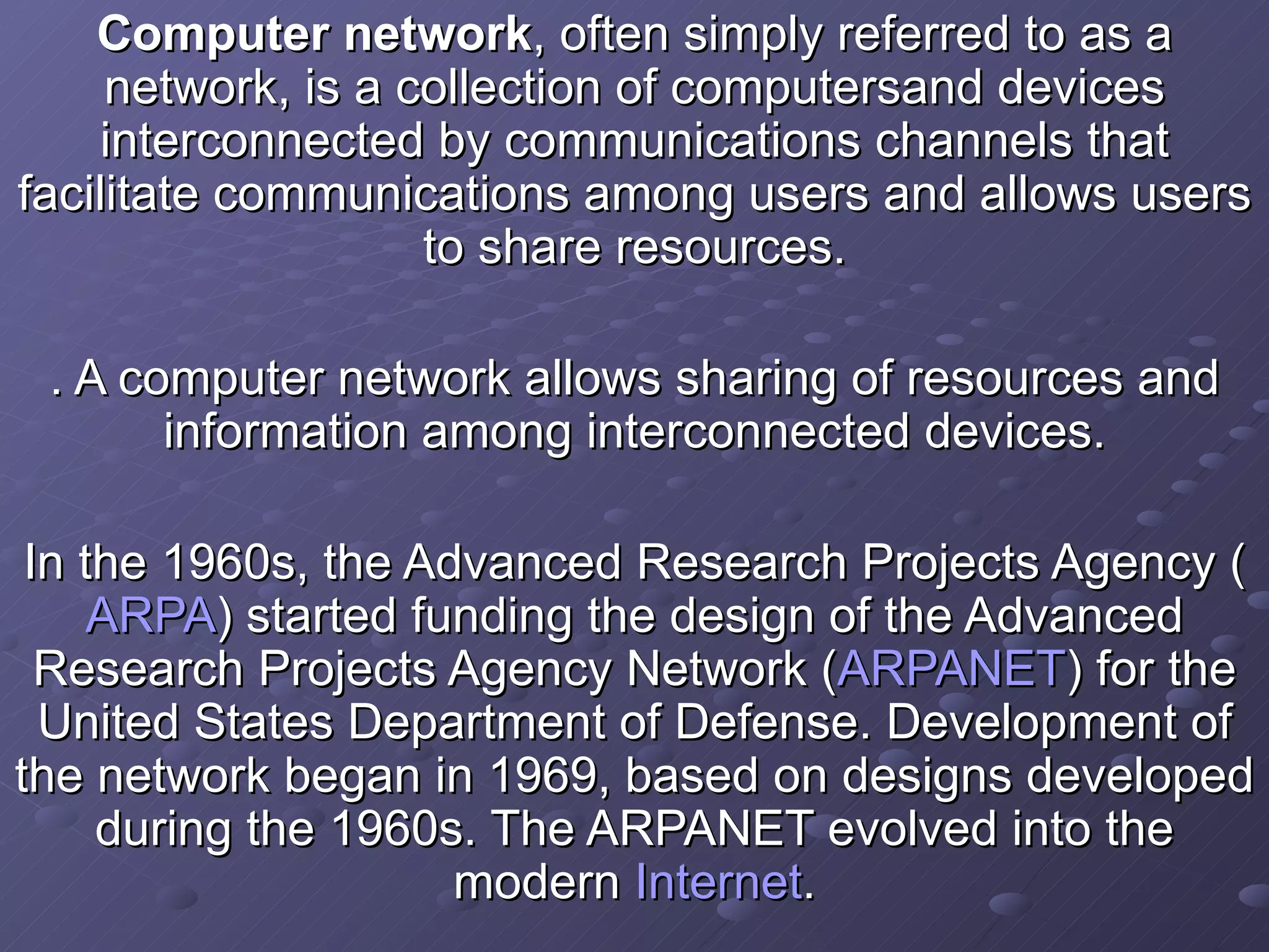 Communication technology | PPT | Computer Networking | Computing