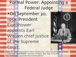 Dwight D. Eisenhower | PPT | Political Issues & policy | Politics