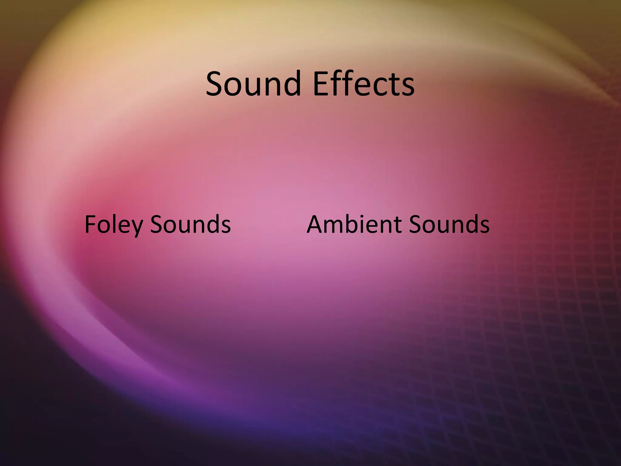Sound & Moving Image | PPT