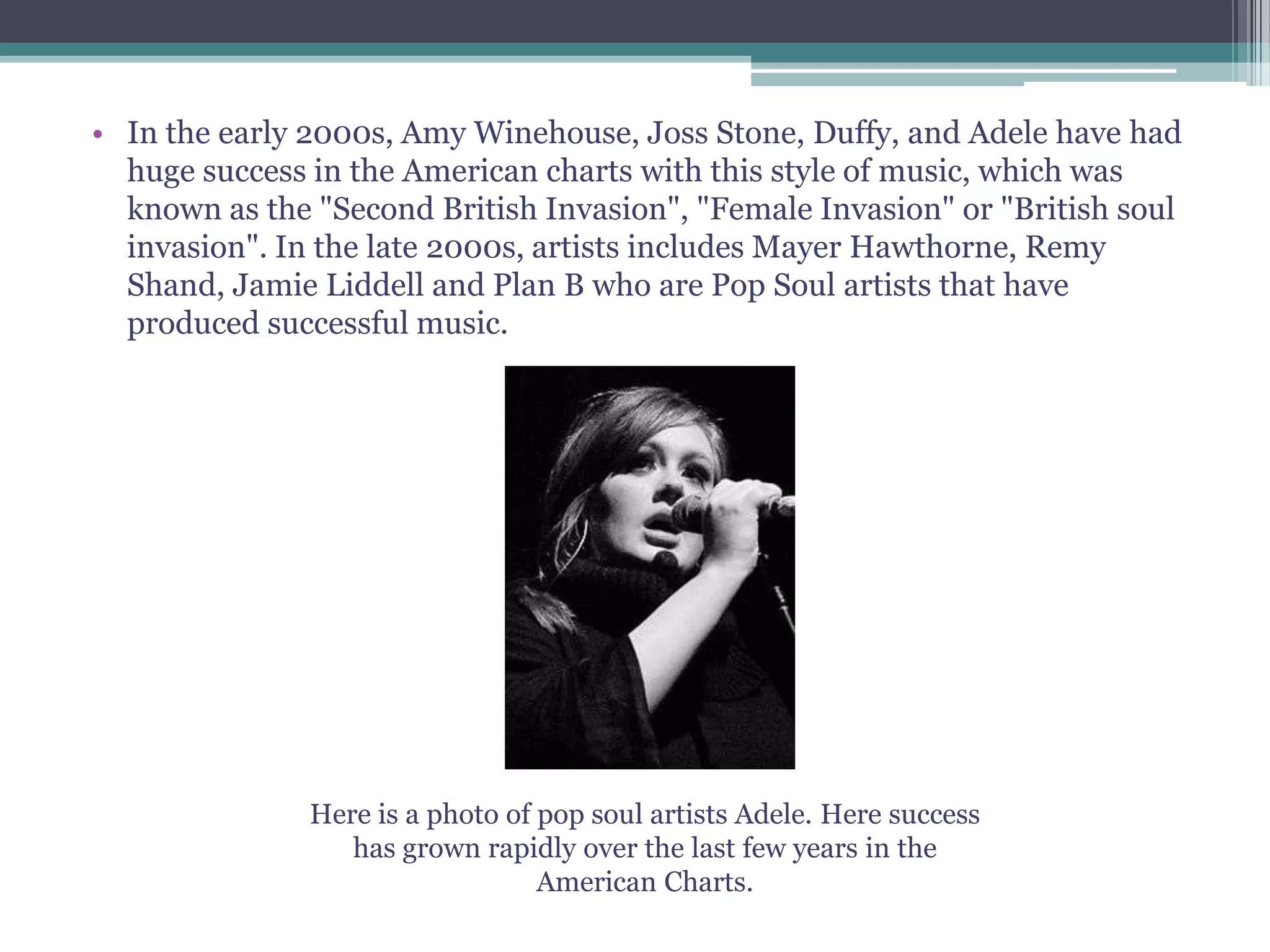The History of Soul Pop Music | PPTX