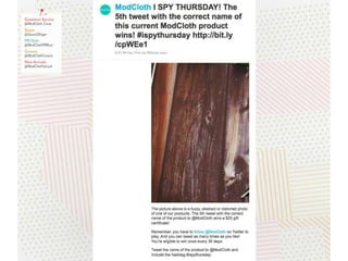 Modcloth - I Spy Thursday | PPT
