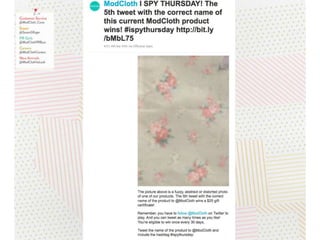 Modcloth - I Spy Thursday | PPT