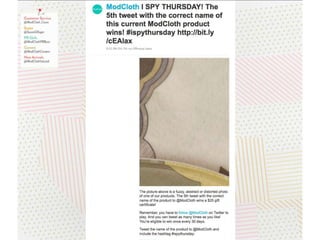 Modcloth - I Spy Thursday | PPT