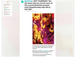 Modcloth - I Spy Thursday | PPT