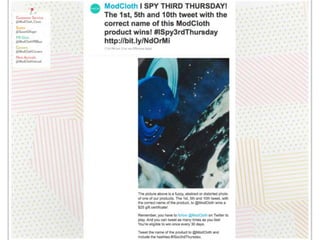 Modcloth - I Spy Thursday | PPT