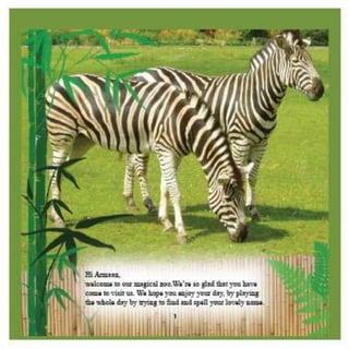 Personalized Zoo Story Book | PPTX