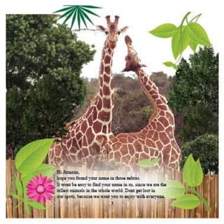 Personalized Zoo Story Book | PPTX