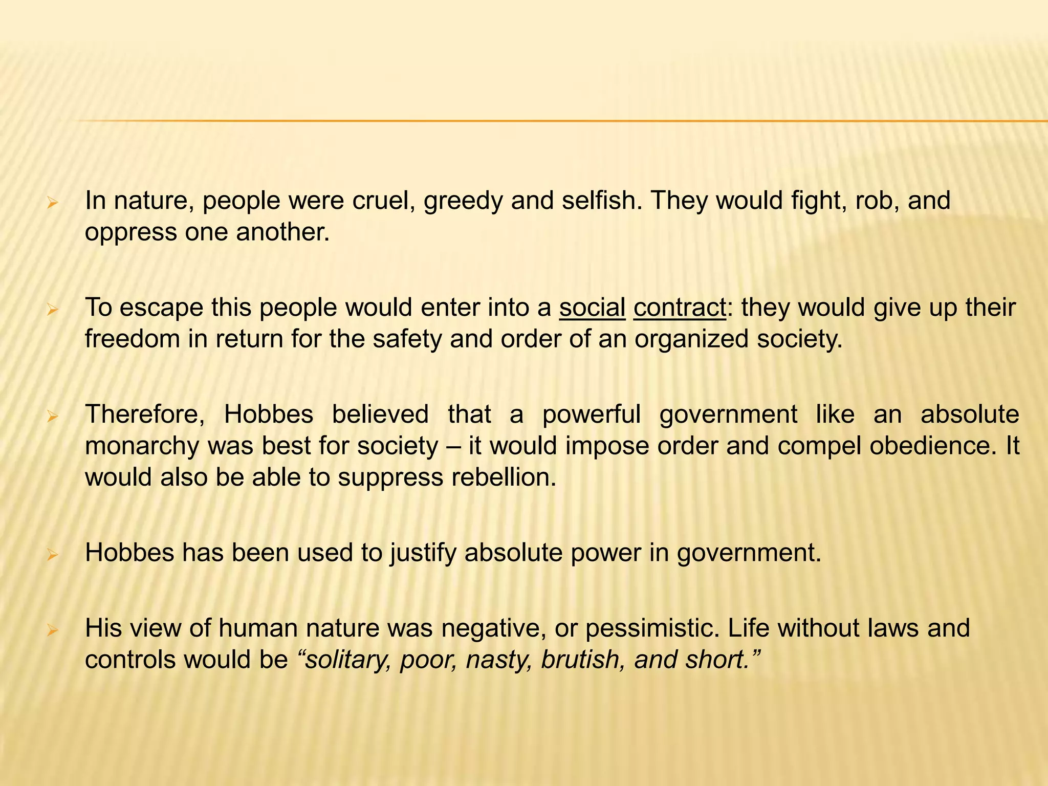 Thomas Hobbes | PPTX