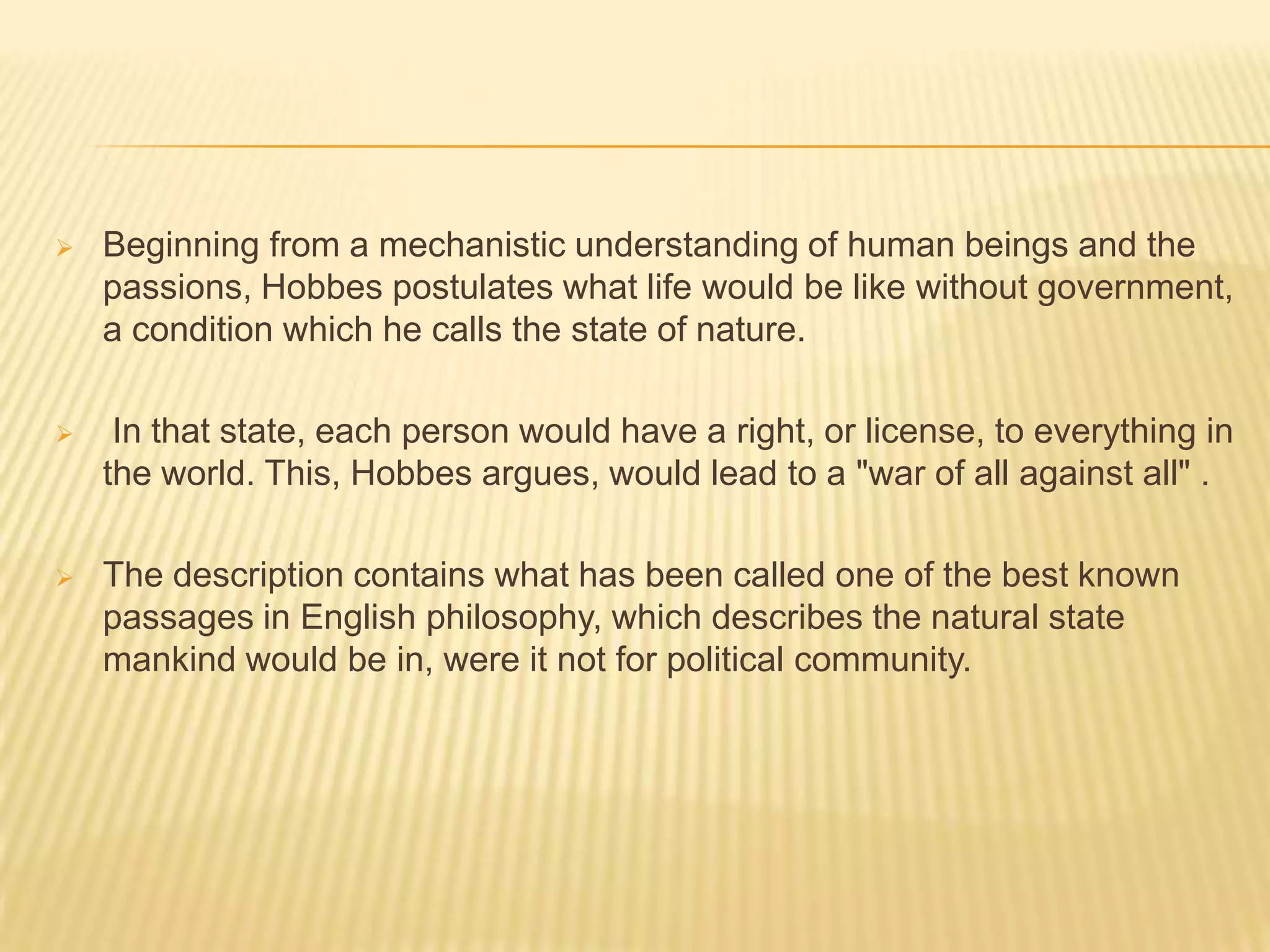 Thomas Hobbes | PPTX