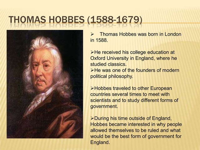 Thomas Hobbes | PPT