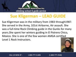 Gunks, Guided Climbing |Gear List : High-Xposure | PPTX