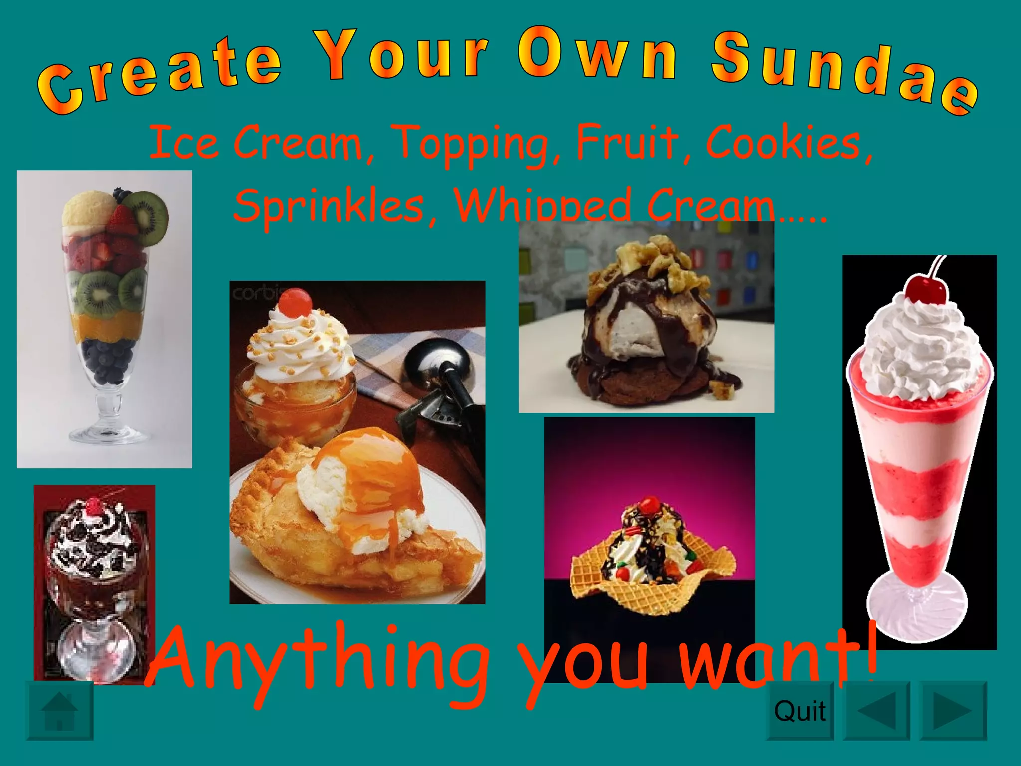 How to make an ice cream sundae. | PPT