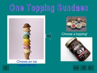 How to make an ice cream sundae. | PPT