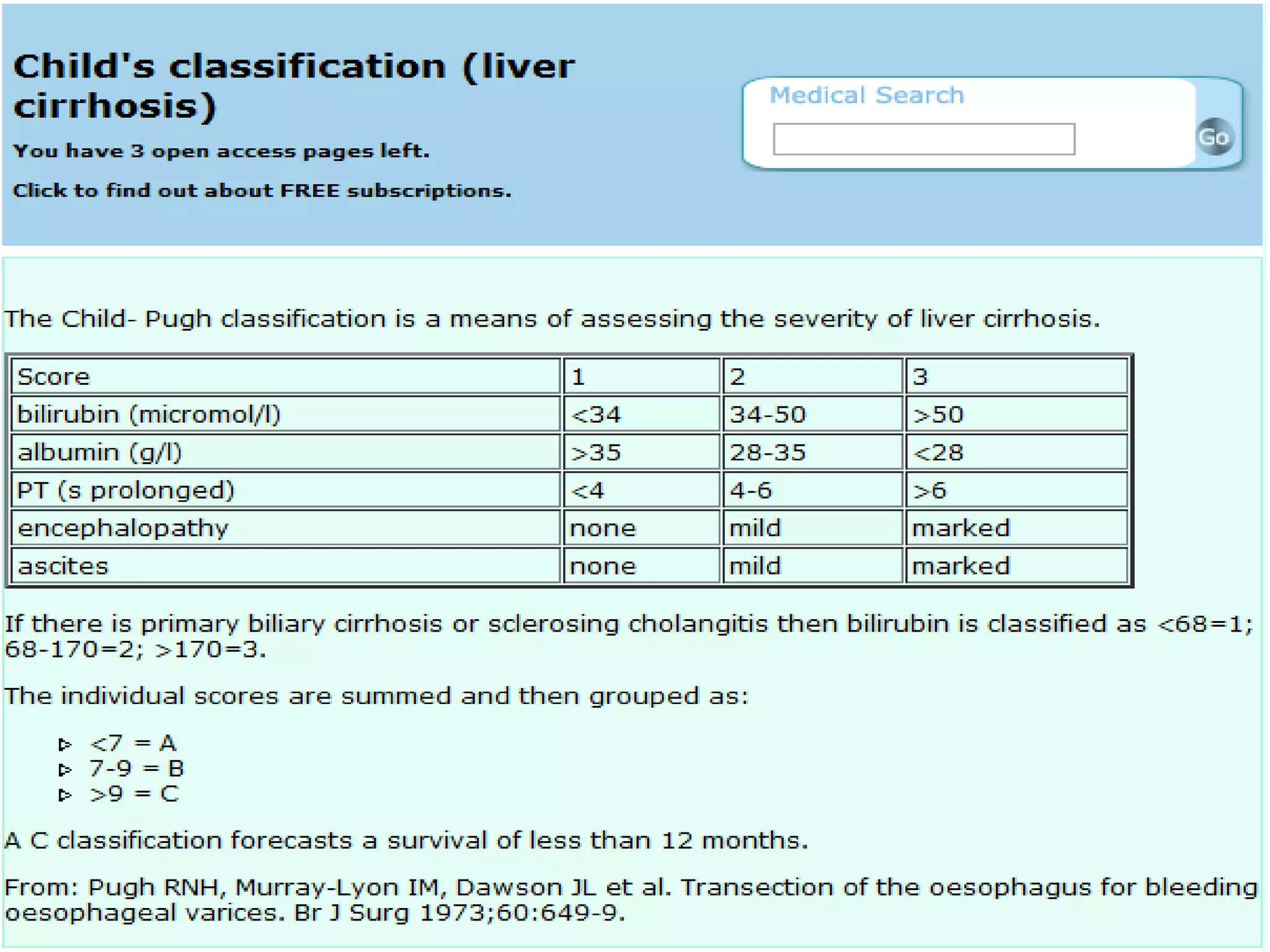 Child-Pugh Score | PPTX