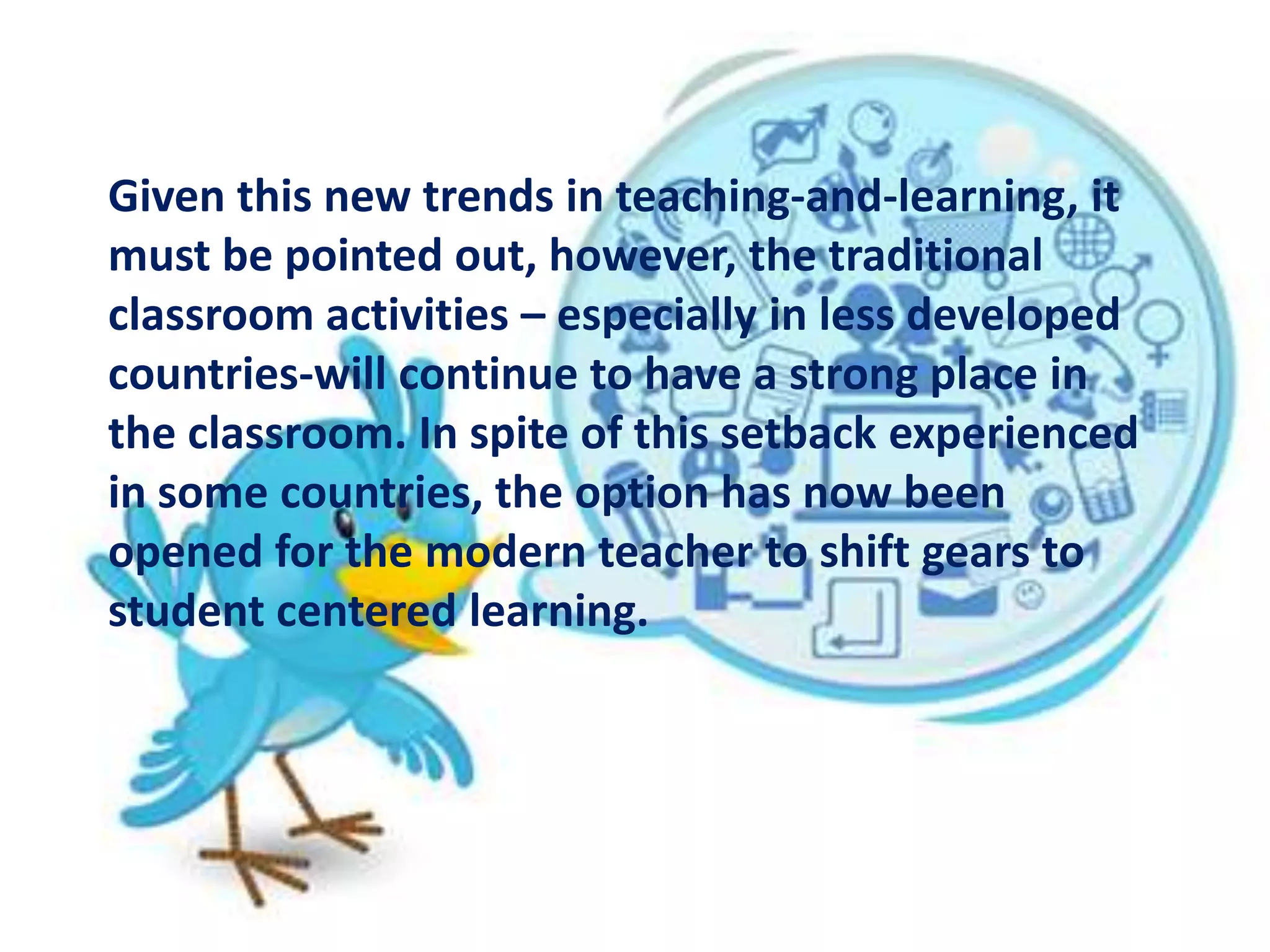 Information Technology In Supporting of Student-Centered Learning | PPTX