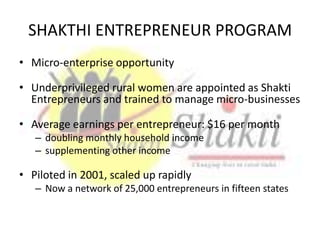 Project Shakthi by HUL | PPTX