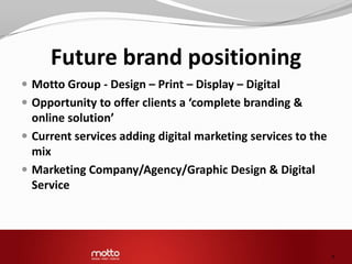Motto Group - Digital Marketing Strategy | PPTX