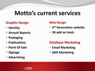 Motto Group - Digital Marketing Strategy | PPTX