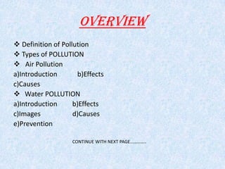 pollution by gaurav | PPTX