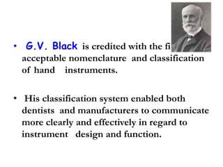 Instrumentation In Dentistry | PPTX