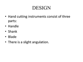 Instrumentation In Dentistry | PPTX