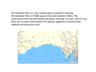 Nullarbor | PDF | Australia and Oceania Travel | Travel Locations