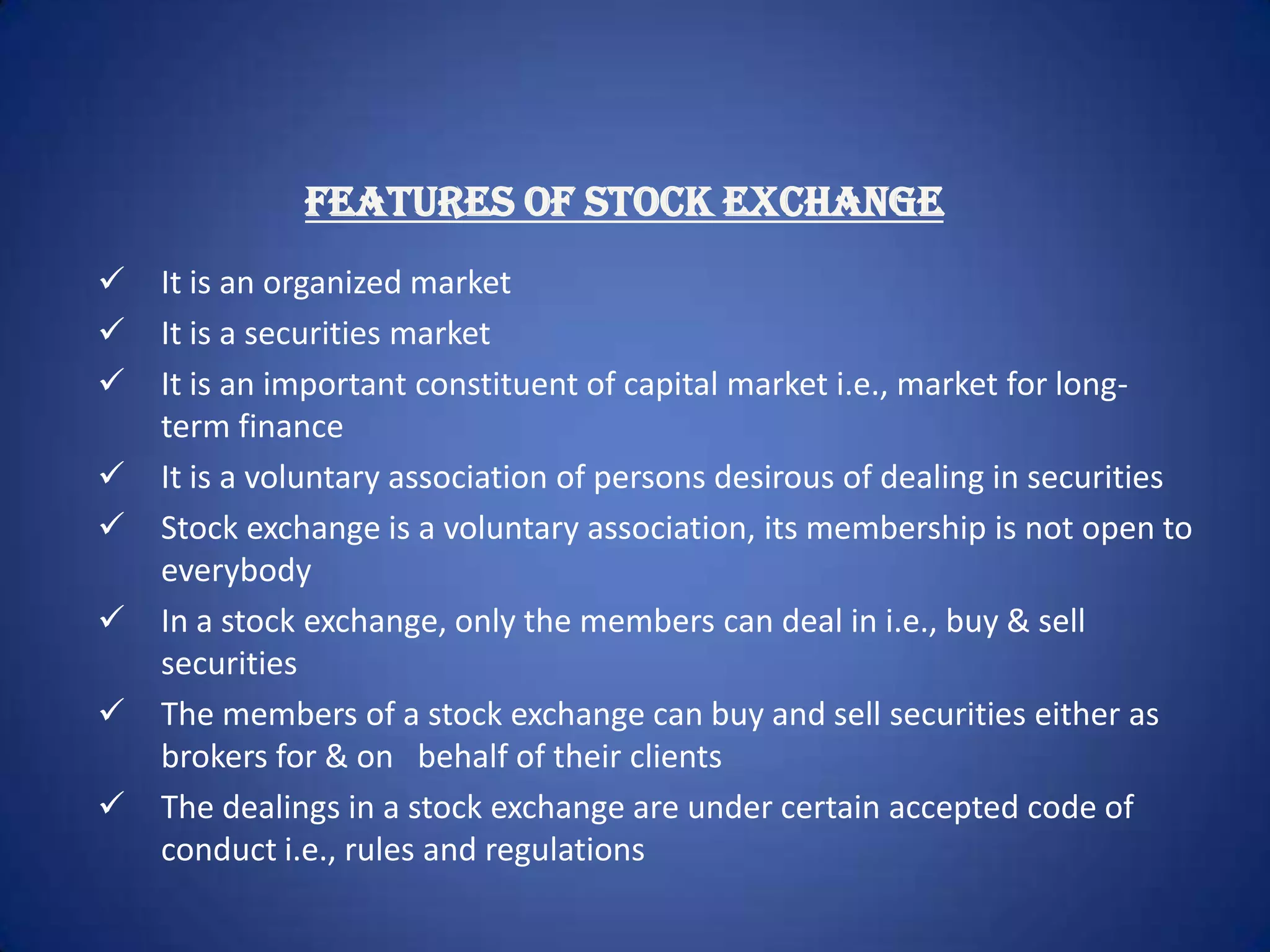 Stock exchange simple ppt | PPTX