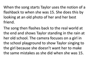 Fifteen- Taylor Swift | PPTX