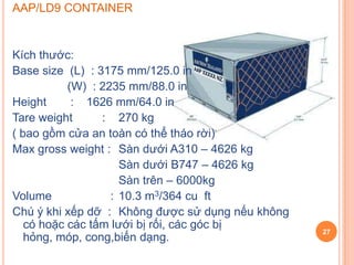 Phân Loại container | PPTX