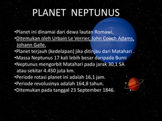 Planet Neptunus | PPTX