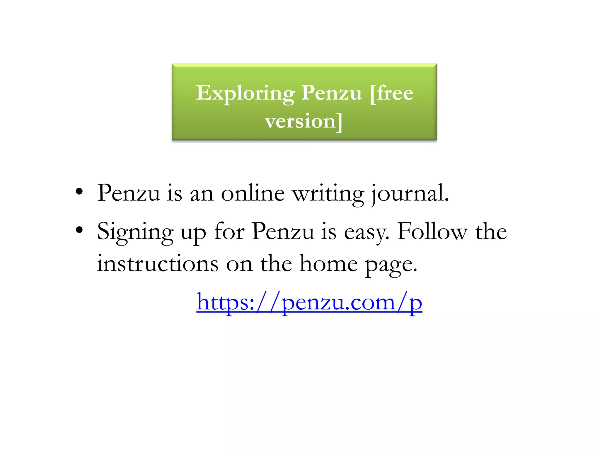 Functionalities and Affordances of Penzu | PPTX