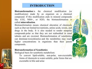 nutritional aspects of biotransformation | PPT