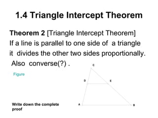 midpoint theorem &intersept theorm | PPT