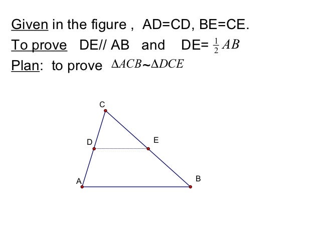 midpoint theorem &intersept theorm