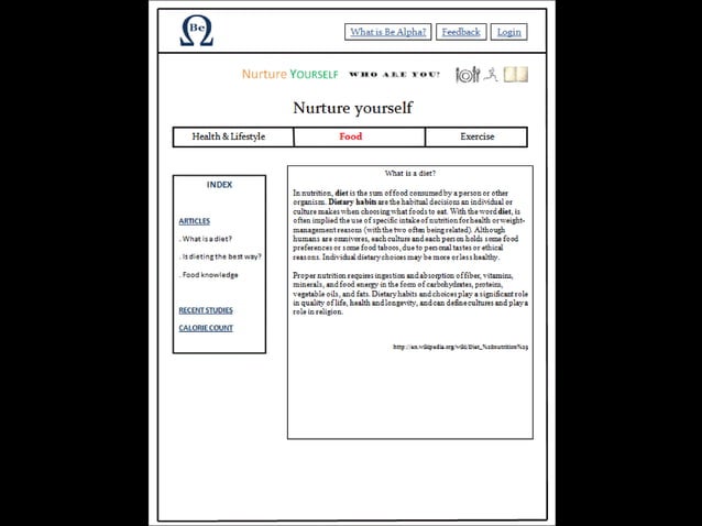 BE ALPHA Lo-Fi Prototype | PPSX