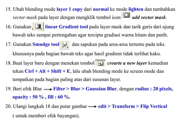 Efek Teks Kobaran Api | PPT