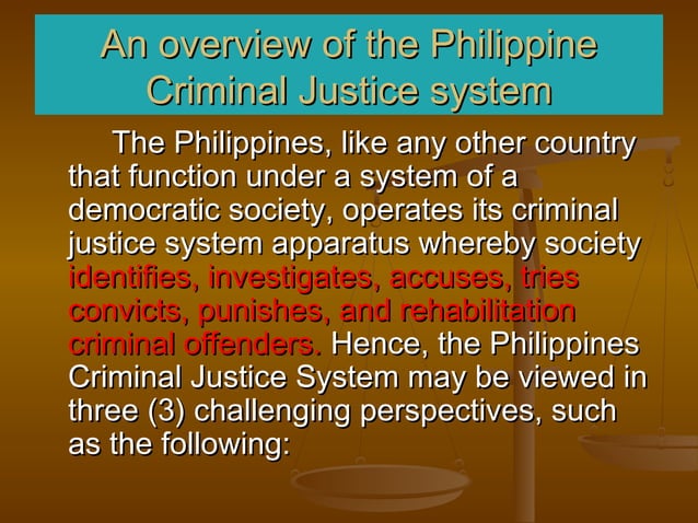 criminal justice system | PPT