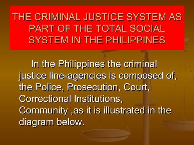 criminal justice system | PPT