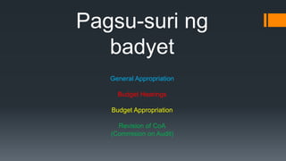Ekonomiks, ang pagbabadyet. | PPTX