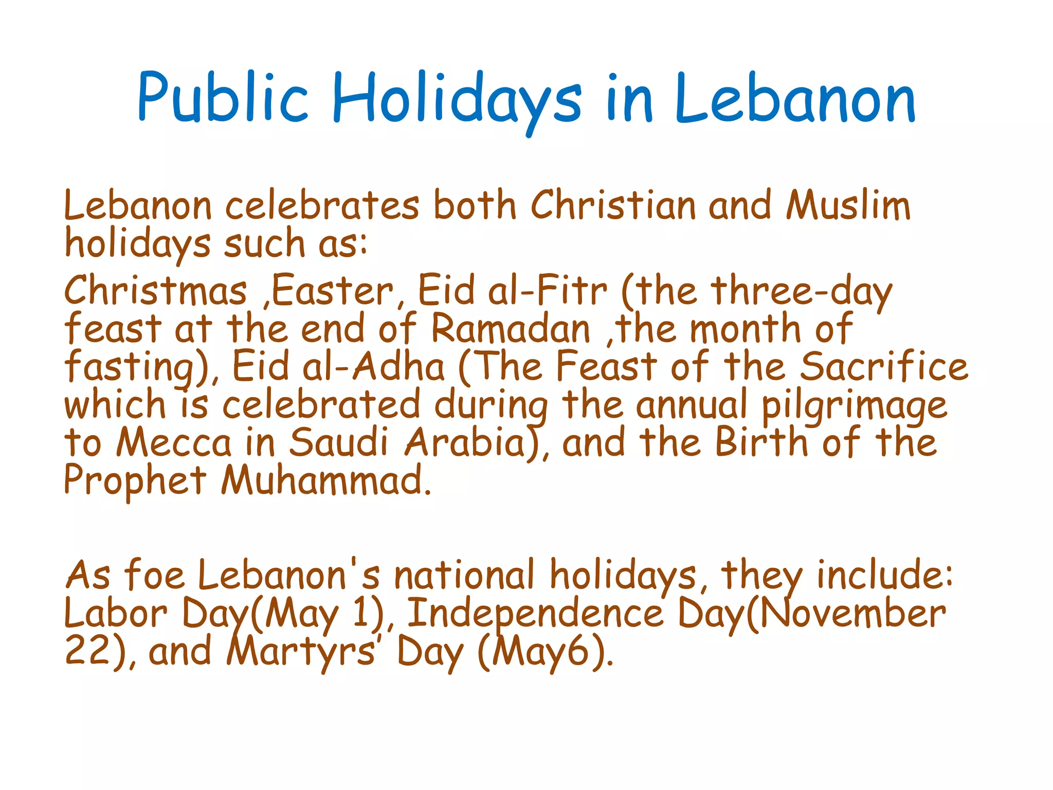 Lebanon | PPTX