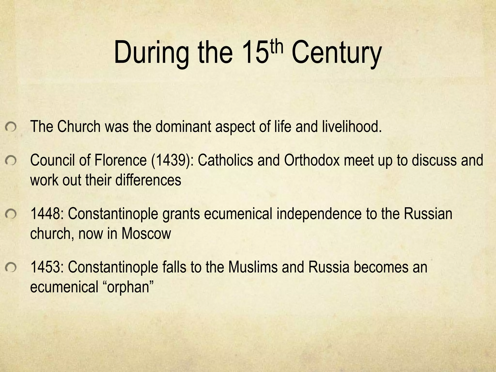 The Russian Orthodox Church | PPTX