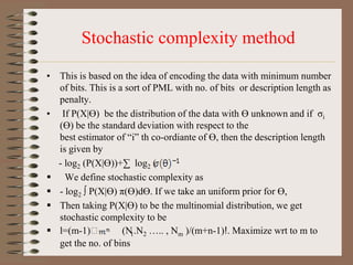 Selection of bin width and bin number in histograms | PPTX