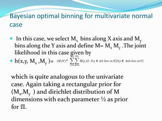 Selection of bin width and bin number in histograms | PPTX
