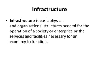 Tourist and recreational infrastructure | PPTX