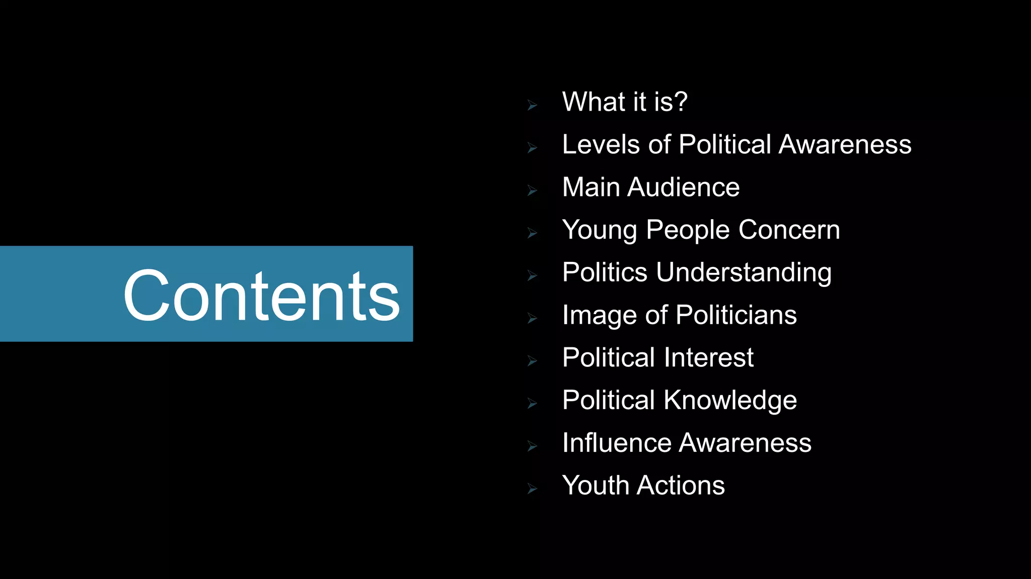 Political Awareness | PPTX
