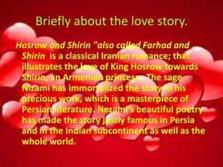 Khosraw an Shirin by Nizami | PPTX