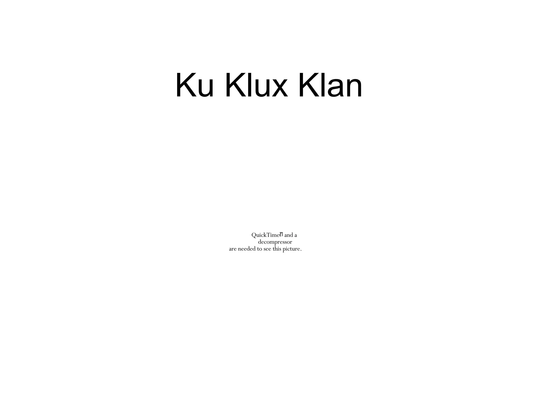 KKK TERRORISM PRESENTATION | PPT