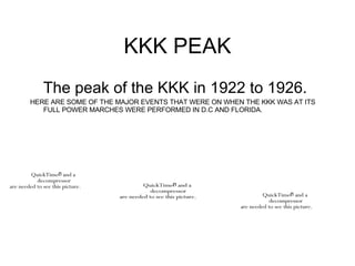 KKK TERRORISM PRESENTATION | PPT