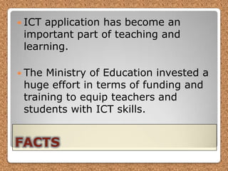 Issues and challenges in integrating ICT in teaching and learning | PPTX