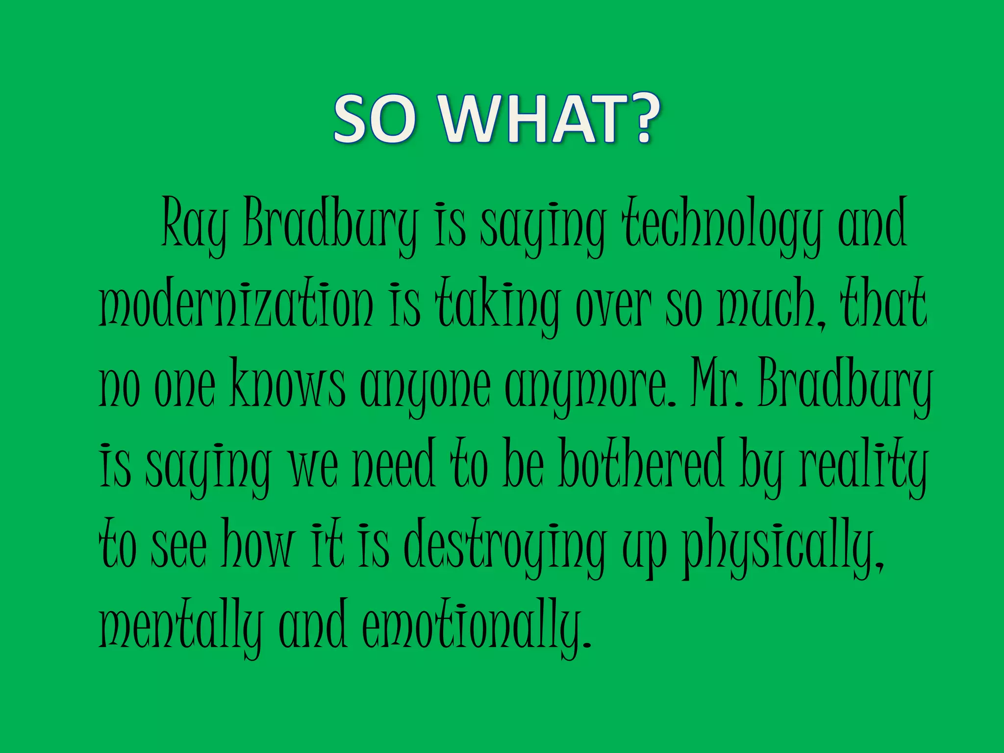 Technology & Modernization | PPT